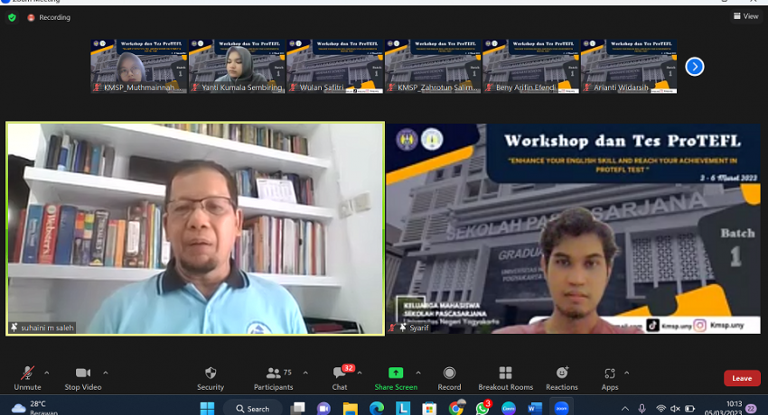 KMSP UNY Selenggarakan Workshop PROTEFL | Universitas Negeri Yogyakarta KMSP UNY Selenggarakan Workshop PROTEFL | Universitas Negeri Yogyakarta